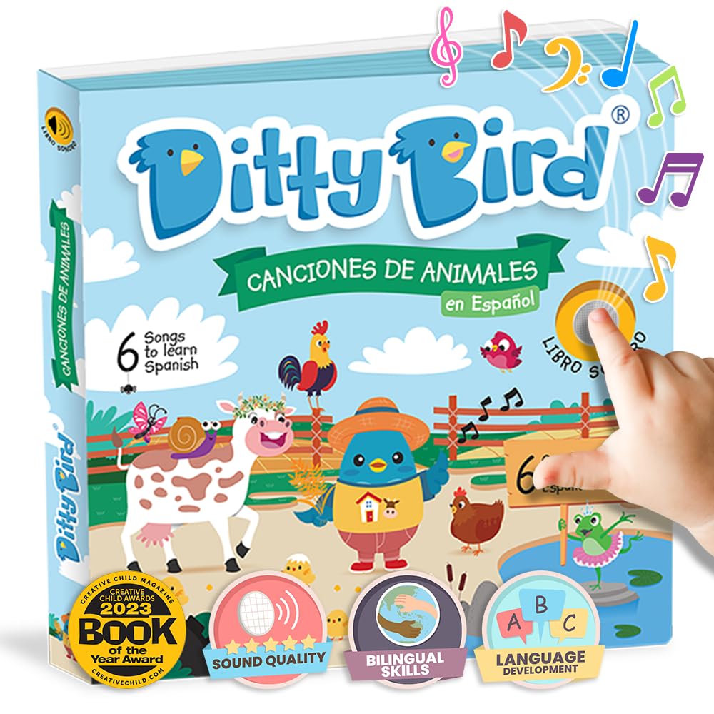 Libro de rimas infantiles en español de Ditty Bird – Mom to Mom