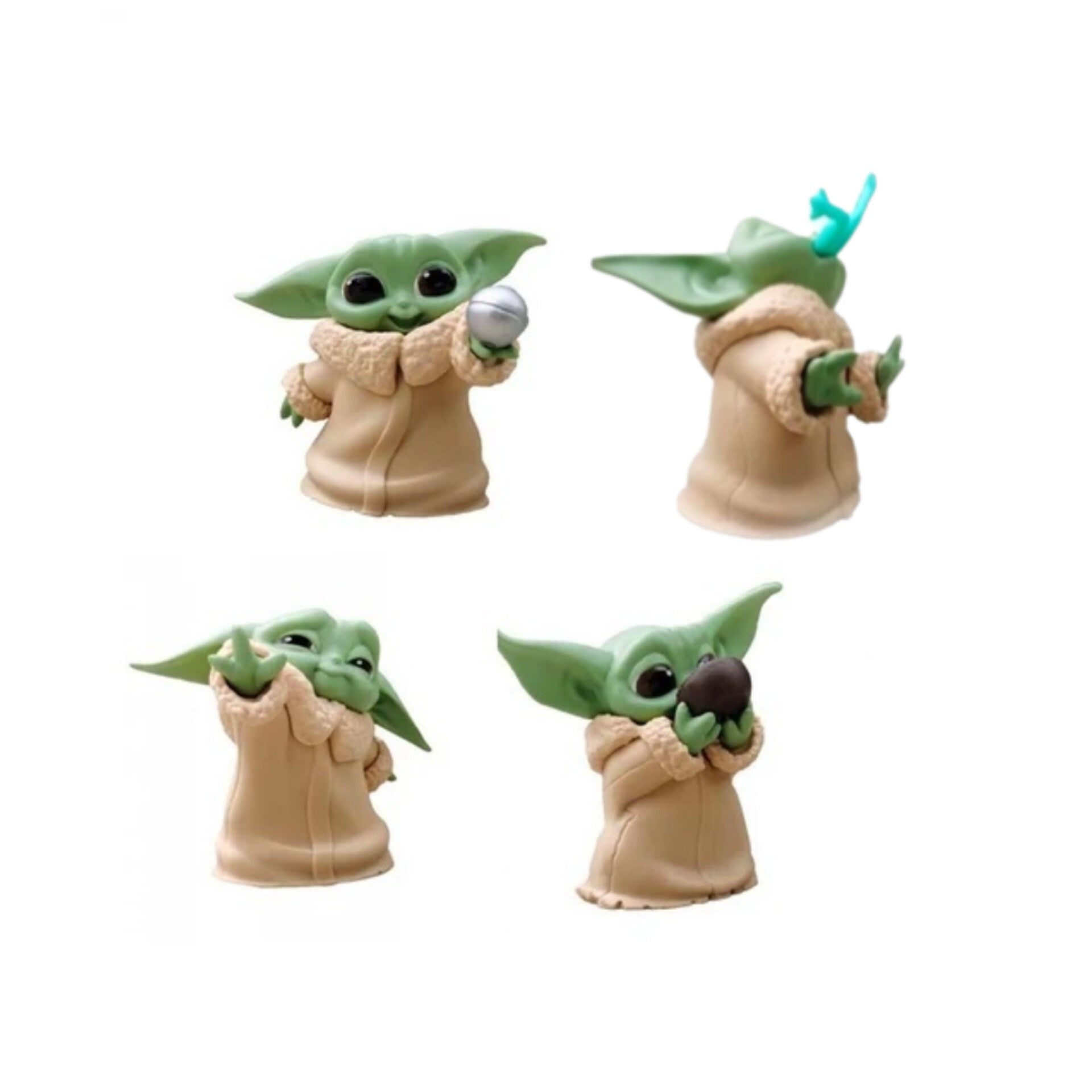 Sanix- Figuras de Modelo de Grogu para colección, 4 uds – Mom to Mom