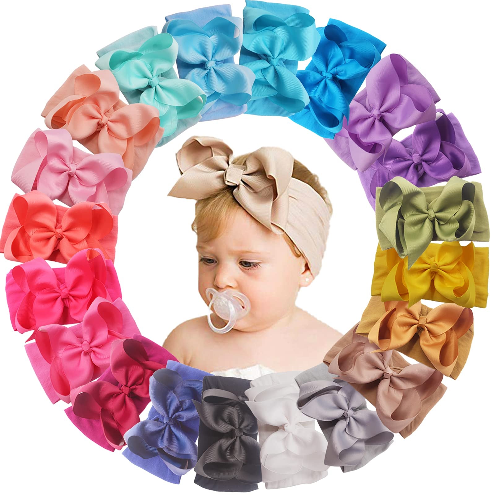 Yxiang 20 lazos para bebé, 6 pulgadas – Mom to Mom