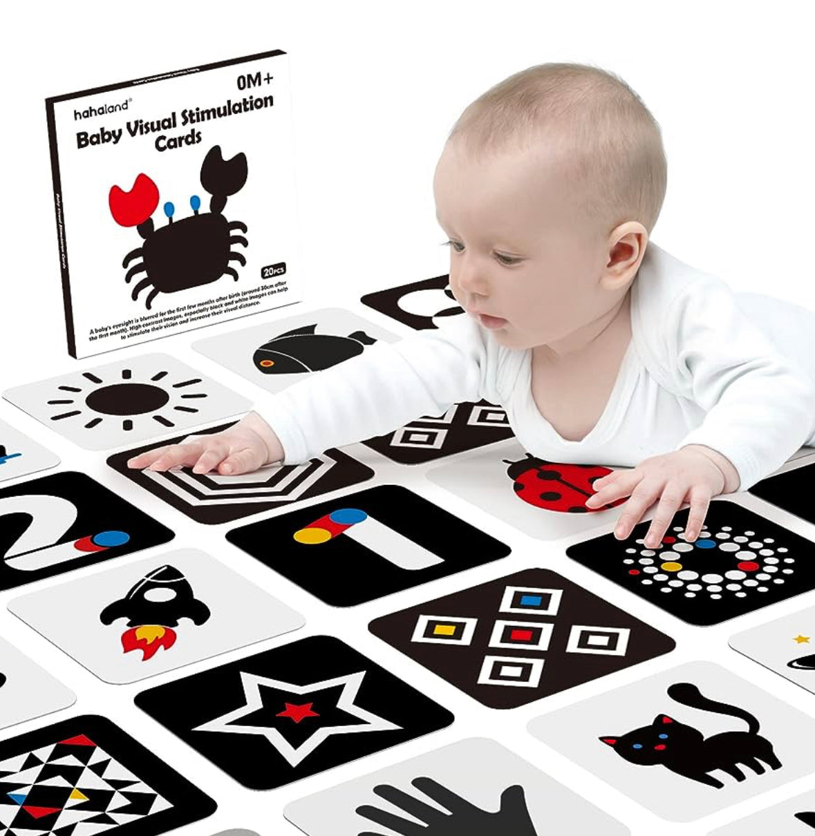 Tarjetas didácticas para bebés de alto contraste – Mom to Mom