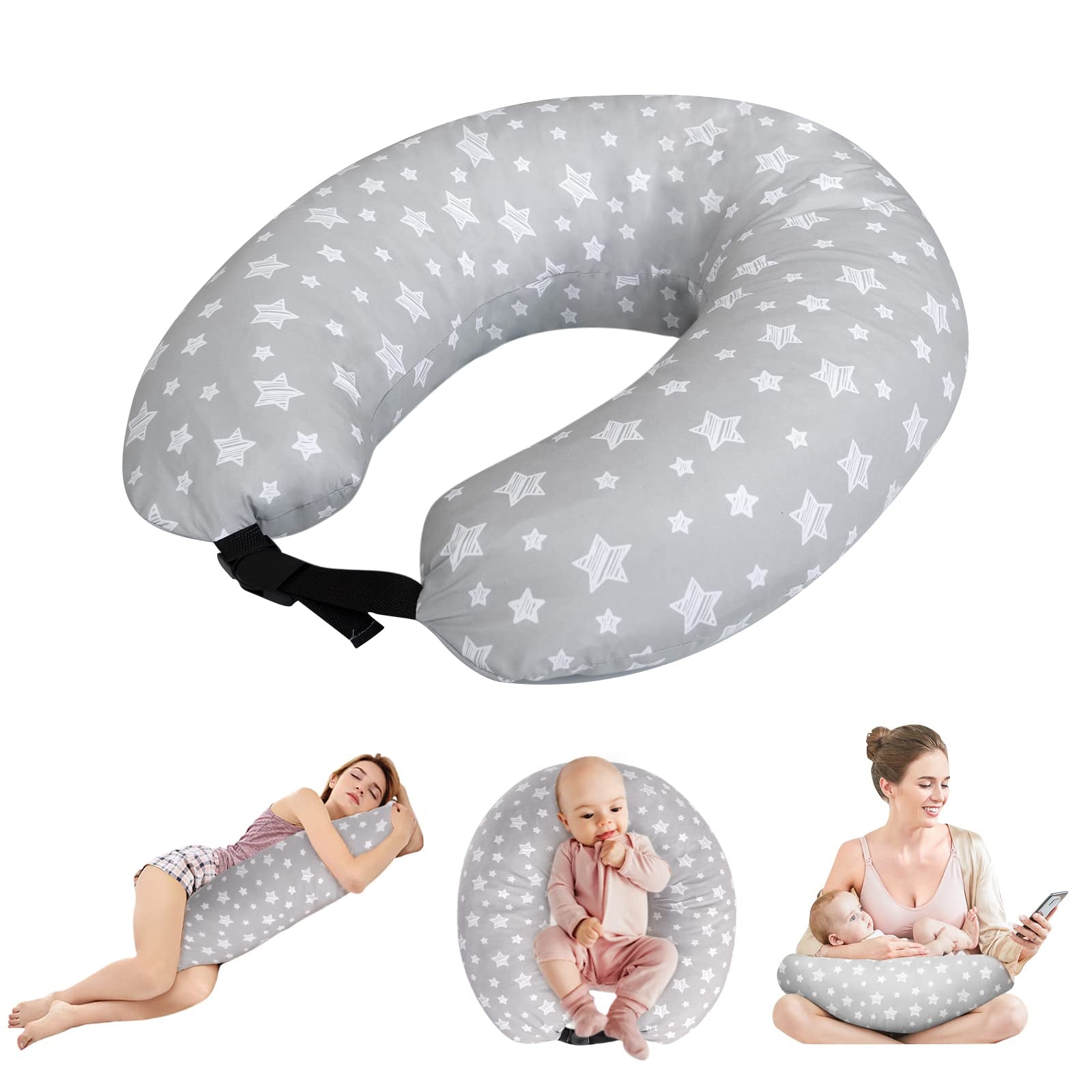 Moonsea Baby Nursing Pillow and Positioner with Adjustable Clasp – Mom ...