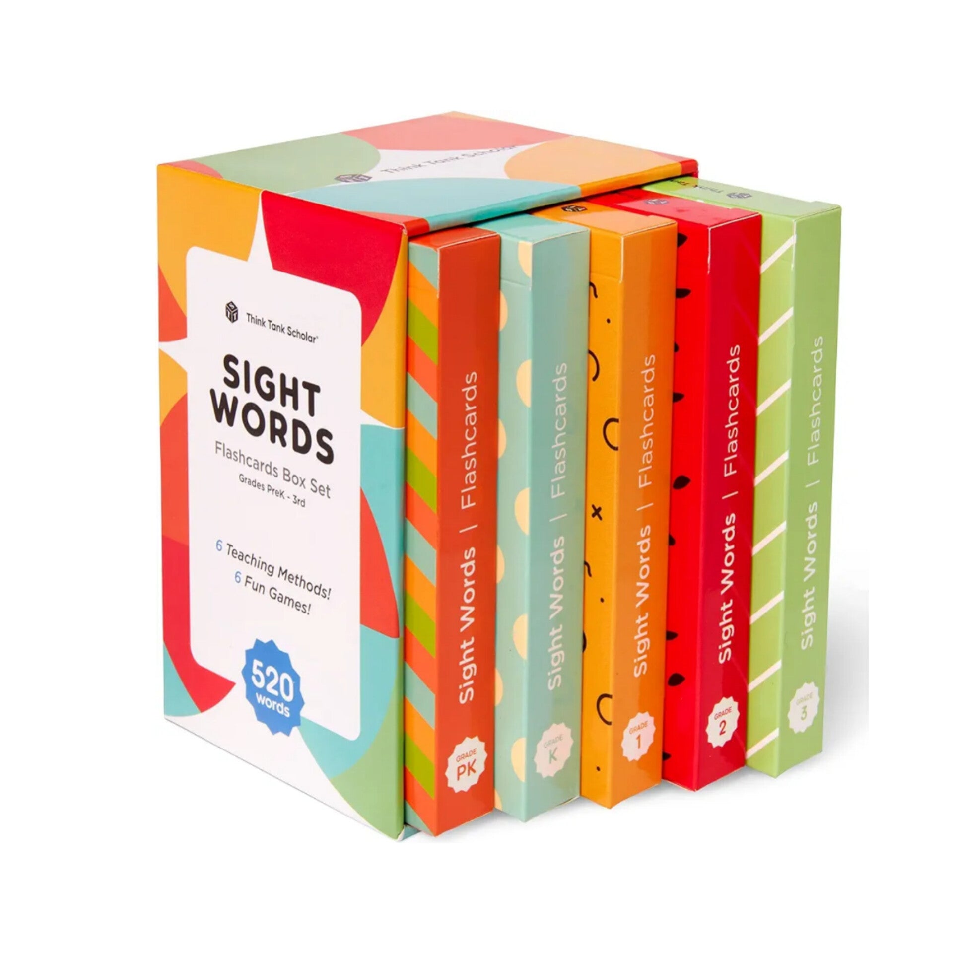 Think Tank Scholar- 520 Tarjetas didácticas de palabras visuales galar ...
